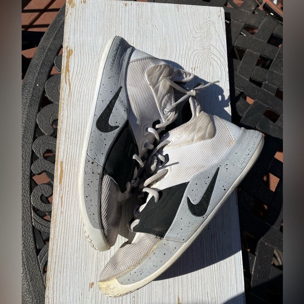 Used And Worn Paul George Nike Basketball Shoes. - Gem